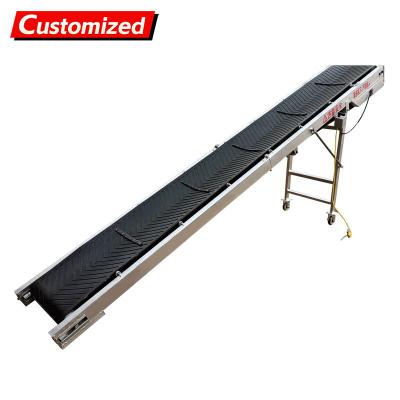 China Custom Folding Electric Belt Conveyor for Grain & Corn Transport with Anti-Slip Surface and Adjustable Incline for sale