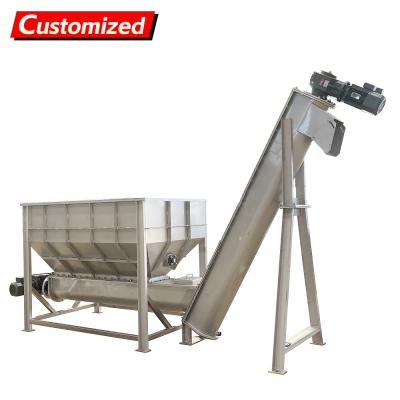 China Custom Helical Shaftless Screw Conveyor 3KW 20L/min for Large Volume Material Transmission for sale
