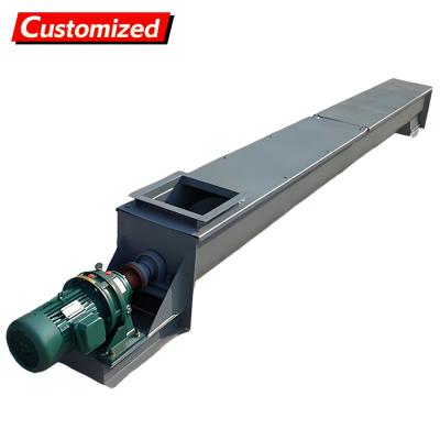 China Custom Stainless Steel U-Type Shaftless Screw Conveyor 500L/H 220V 380V for Water Treatment for sale