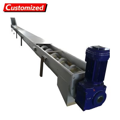 China SS304 Shaftless Screw Conveyor 3kW 380V for Sludge Water Treatment Anti-Entanglement Sealed for sale