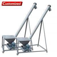 China Custom Stainless Steel Screw Auger Feeder 0-45 Degree Inclination Dust-Free Energy Efficient Conveyor for sale