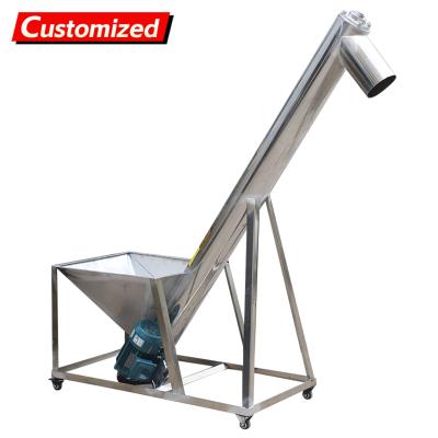 China Custom Stainless Steel Screw Feeder 0-45 Degree Inclination Variable Speed for Powder and Granule Conveying for sale