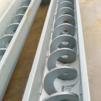China Custom Stainless Steel Shaftless Screw Conveyor 400V 20m/min for Water Treatment for sale