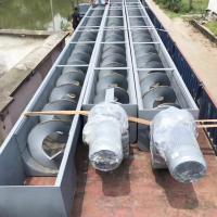 China Custom Stainless Steel Shaftless Screw Conveyor 400V 20m/min for Water Treatment for sale