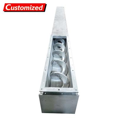 China Custom Stainless Steel Shaftless Screw Conveyor 400V 20m/min for Water Treatment for sale