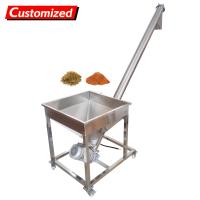 China Customized Inclined Screw Auger Feeder 3m³/h Capacity 1.1KW Motor 220V for Powder Granule for sale