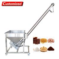 China Stainless Steel Electric Screw Conveyor 5.6ft Height 220V 1100W for Powder and Granules for sale