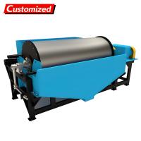 China High-Intensity Wet Drum Magnetic Separator 12000 Gauss for Ferrous Iron Recycling for sale