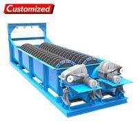China Customized Stainless Steel Spiral Sand Washer with 100-500 TPH Capacity and High Cleaning Efficiency for Industrial Applications for sale