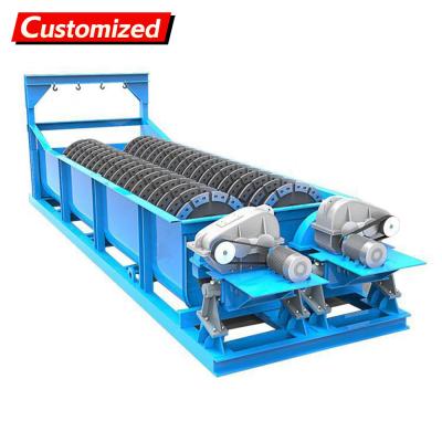 China Customized Stainless Steel Spiral Sand Washer with 100-500 TPH Capacity and High Cleaning Efficiency for Industrial Applications for sale