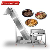 China Customizable Bucket Conveyor 150L Hopper 1.9m Height for Food Snack Factories for sale