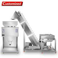 China Customizable Bucket Conveyor 150L Hopper 1.9m Height for Food Snack Factories for sale