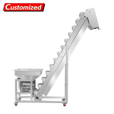 China Stainless Steel Bucket Elevator 2m 0.75kW for Vertical Material Transport for sale