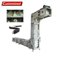 China Z Bucket Conveyor Continuous Rubber Chain 50m Lifting Height 60m³/h Capacity for Granules Food Packaging for sale