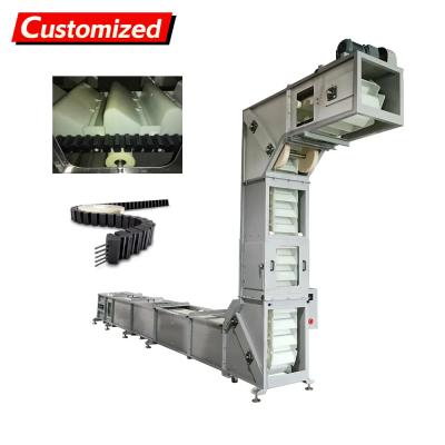 China Z Bucket Conveyor Continuous Rubber Chain 50m Lifting Height 60m³/h Capacity for Granules Food Packaging for sale
