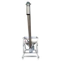 China Stainless Steel Vertical Spiral Conveyor 1100W 66.93in Hopper for Granule Transport for sale