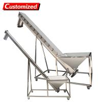 China Stainless Steel Screw Conveyor Feeder 3m³/h 1.1KW for Powder and Granule Industrial Use for sale