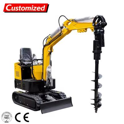 China Hydraulic Auger Drill Attachment for Excavators - 10m Depth Capacity for Utility Pole & Solar Project Foundations for sale