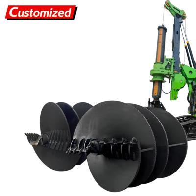 China Custom Auger Boring Machine Drill Bits 300mm to 1000mm Diameter with High Torque Bearings for Excavator Attachments for sale