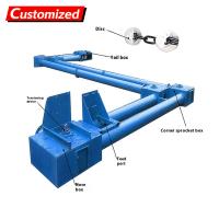 China Custom Stainless Steel Tube Chain Conveyor 100mm Vertical Horizontal Combination Dust Free Powder Transport for sale