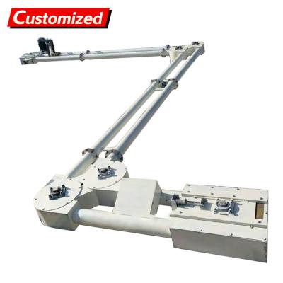 China Customized Tube Chain Conveyor for Powder Material Handling 4-80 CBM/h Tubular Drag Conveyor for sale