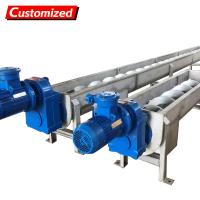 China Customized Shaftless Screw Conveyor 380V Automatic Sludge Transport System 100-1250mm Diameter for sale