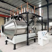 China Custom Stainless Steel Drum Mixer with Weighing Hopper 60L to 2300L 220V 380V for sale