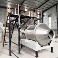 China Custom Stainless Steel Drum Mixer with Weighing Hopper 60L to 2300L 220V 380V for sale