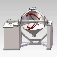 China Custom Stainless Steel Dual Cone Mixer 99% Uniformity Low Residue for Powder Granule Blending for sale