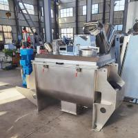 China Custom Stainless Steel Ribbon Mixer Blender 2-6 Min Mixing for Powders Granules Pastes for sale