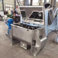 China Custom Stainless Steel Ribbon Mixer Blender 2-6 Min Mixing for Powders Granules Pastes for sale
