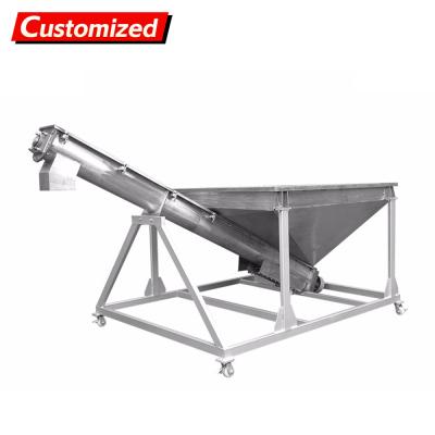China Custom Stainless Steel Screw Feeder Bucket Elevator for Powder Granule Conveying 1-100 TPH for sale