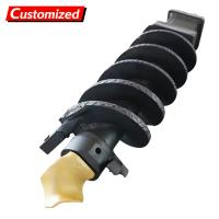 China Customized Dual-Cutting Single-Flute Straight Rock Auger for Rotary Drilling 600-2000mm for sale
