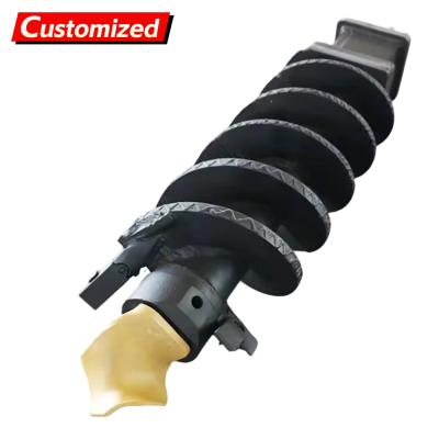 China Customized Dual-Cutting Single-Flute Straight Rock Auger for Rotary Drilling 600-2000mm for sale