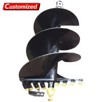 China Custom Hydraulic Auger Drill Bits for 1-50 Ton Excavators 10250 N·m Torque for sale