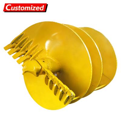 China Custom Auger Drilling Machine φ600-φ2000 Straight Screw Design for Bridge and Road Construction for sale