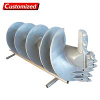 China Customized Single-Flute Straight Auger Bit 600-2000mm for Rotary Drilling Rig in Clay Gravel for sale