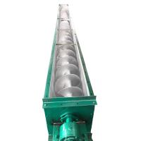 China Custom Stainless Steel Screw Conveyor Shaftless Shafted Twin-Shaft 100-630mm Diameter for Mining Powder Granule for sale
