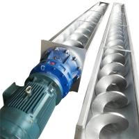 China Custom Stainless Steel Screw Conveyor Shaftless Shafted Twin-Shaft 100-630mm Diameter for Mining Powder Granule for sale