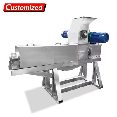 China Custom Industrial Hammer Mill and Extruder Juicer for Coconut Fruit Root Vegetable Processing 1-6 t/h for sale