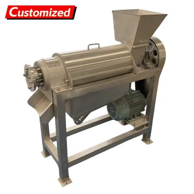 China Industrial Stainless Steel Cold Press Juice Extractor 1.1KW 350KG Commercial Screw Juicer for sale