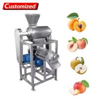 China 304 Stainless Steel Industrial Spiral Juicer 500-800 kg/h for Coconut Milk Fruit Vegetable Processing for sale
