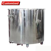 China Custom 500L Stainless Steel Reactor SS304 SS316L Chemical Storage Tank 10MPa for sale