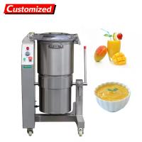 China Custom High-Speed Jam Meat Puree Mixer 18L 3kW Fruit Chopping Machine for Mango Pineapple Durian Processing for sale