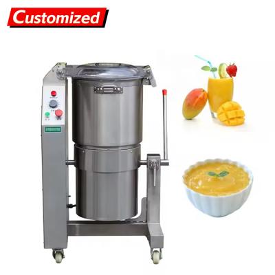 China Custom High-Speed Jam Meat Puree Mixer 18L 3kW Fruit Chopping Machine for Mango Pineapple Durian Processing for sale