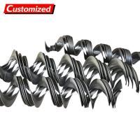 China Custom Spiral Screw Conveyor Blades Carbon Steel Stainless Steel Wear Resistant Corrosion Resistant Industrial Conveying 1 Layer for sale