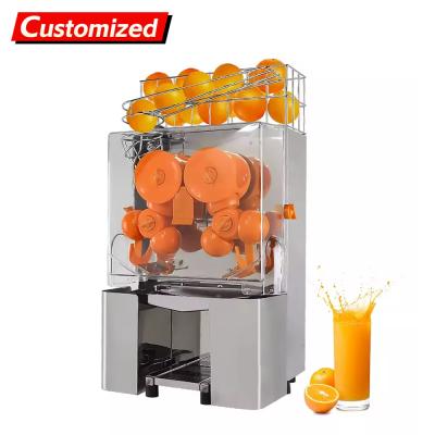 China Custom Industrial Automatic Commercial Juicer 120W 22 Oranges/min for Citrus Fruits for sale