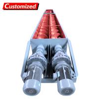 China OEM Dual-Shaft Screw Conveyor Carbon Steel Stainless Steel Wear Resistant for Fly Ash Cement 30 Degree Dip Angle for sale