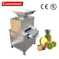 China 304 Stainless Steel Industrial Fruit Juicer 500 kg/h Commercial Juice Extractor for Vegetables and Fruits for sale