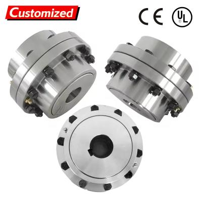 China High-Strength Drum Gear Coupling 500 N·m 3000 RPM for Heavy Machinery for sale